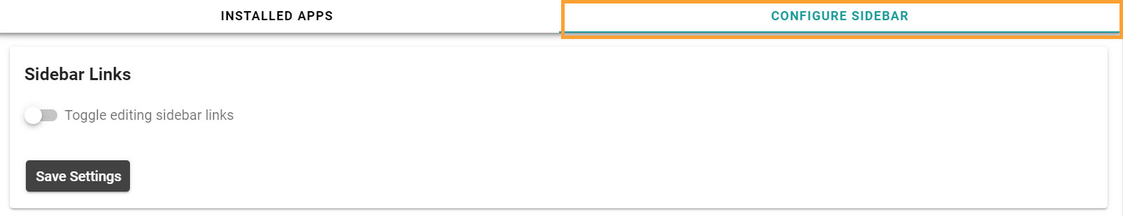 Configure Apps Configure Apps